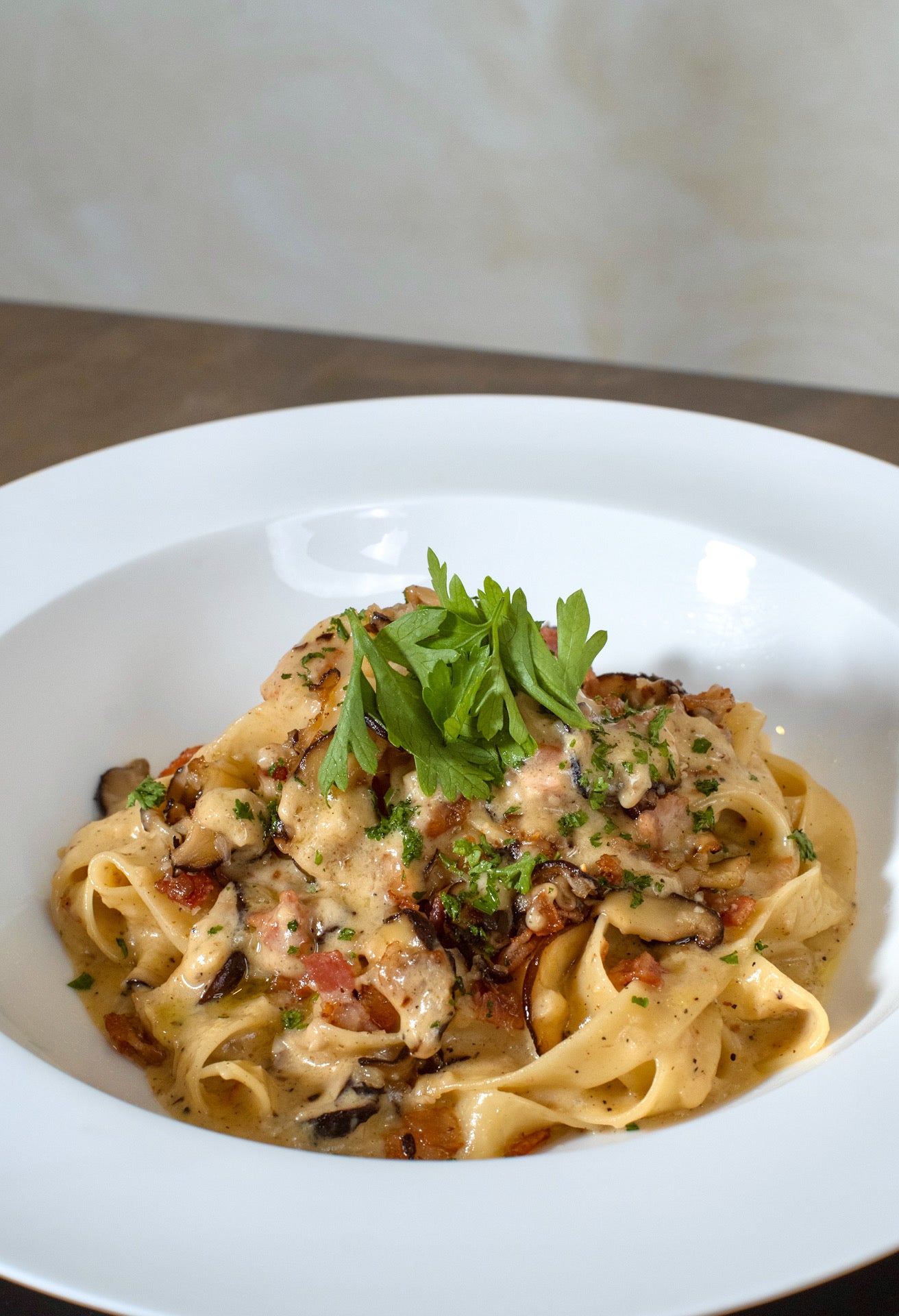 Fettucine Carbonara Pasta – Pizzulu